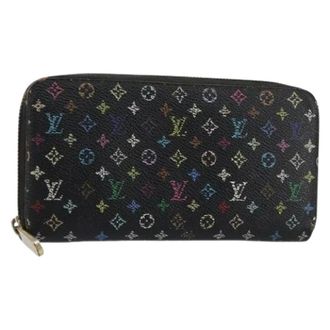 Louis Vuitton Portefeuille en toile Pre-owned - Femme - Pre-owned - Noir - Taille: ONE Size