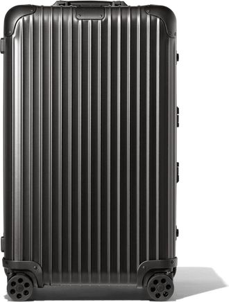 Rimowa Original Trunk Gro&szlig;er Koffer in Schwarz - Aluminium - 73x44x36.5