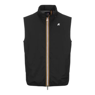 K-Way Stretch Dot &Auml;rmellose Jacke - - Jackets - Herren - Schwarzk - XL