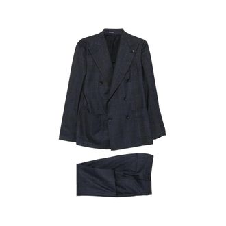 Tagliatore Double-Breasted Anzug - - Suits - Herren - Blau - L