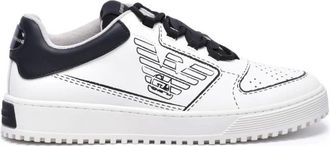 Emporio Armani Homme, Chaussures, Blanc, Taille: 45 EU Baskets