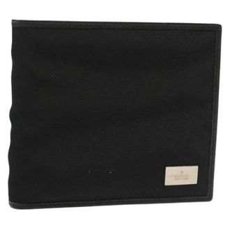 Gucci Portefeuille en nylon Pre-owned - Femme - Pre-owned - Noir - Taille: ONE Size