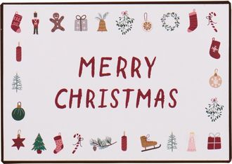 Ib Laursen Metallschild Merry Christmas 14x20cm