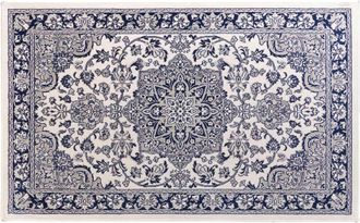 Douceur d'Intérieur Cherine Teppich, rechteckig (68 x 110 cm), Blau, gewebte Viskose