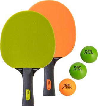 STIGA Sports Pure Color Advance Tischtennis-Set f&uuml;r 2 Spieler - tolles Ping Pong Starter-Set f&uuml;r Anf&auml;nger