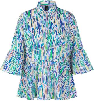 Marc Cain Bluse mit Pailletten-Print - - Blouses & Shirts - Damen - Mehrfarbig - XS