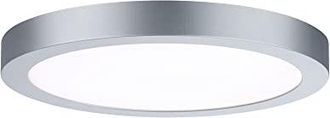 Paulmann 71023 LED Panel Abia 300mm rund Tageslichtweiß Chrom matt Lichtpanel Kunststoff Beleuchtungssystem 4000 K