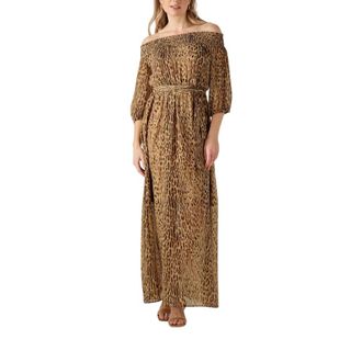 Liu Jo Braunes Wickelkleid Charme - - Dresses - Damen - Braun - 3XS