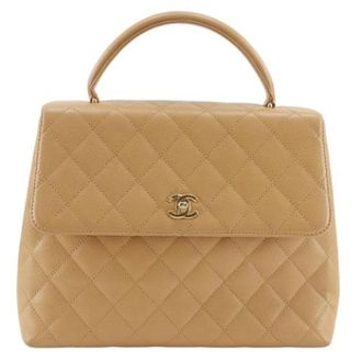 Chanel Pre-owned Matelasse Caviar Skin Handtasche - - Pre-owned - Damen - Beige - ONE SIZE
