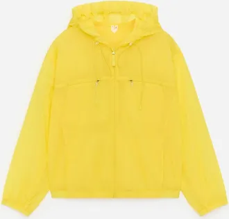 Arket Windbreaker Aus Ripstop -Gelb