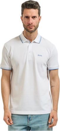 HUGO BOSS Homme, Tops, Blanc, Taille: XL Polo