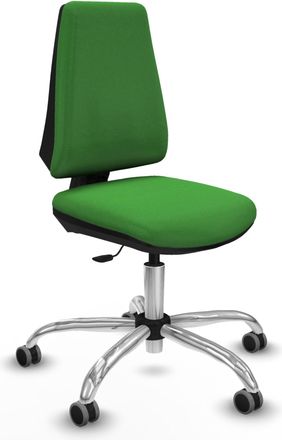 Piqueras y Crespo Elche Schreibtischstuhl, mit Silikonrollen, ohne Armlehnen, ausgestattet mit Permanentkontakt und Schneideschaum, Gr&uuml;n