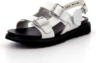 Kickers Damen Neosummer Flache Sandale, Wei&szlig;, 40 EU