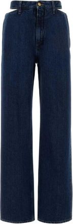 Jil Sander Femme, Jeans, Bleu, Taille: 40 FR Jeans droits