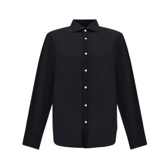 Herno Homme, Chemises, Bleu, Taille: M Linen Shirt