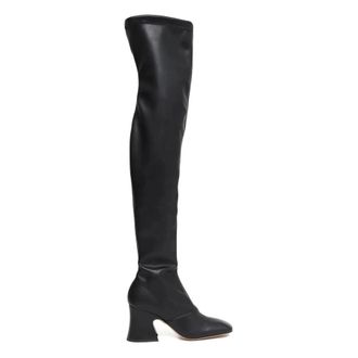 Chlo&eacute; Schwarze Lacklederstiefel - - Shoes - Damen - Schwarzk - 40 EU