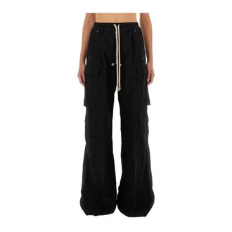 Rick Owens Double Cargo Jumbo Belas Hose - - Trousers - Damen - Schwarzk - M
