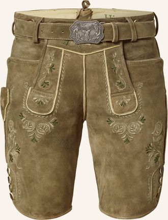 HIRSCHER Hirscher Trachten-Lederhose Prien grau