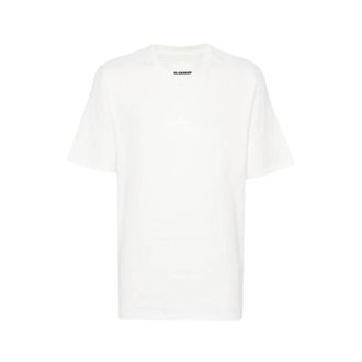 Jil Sander Rundhals-T-Shirt - - Tops - Damen - Wei&szlig; - XL