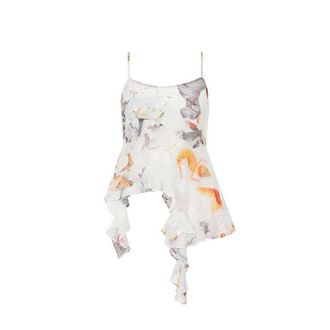 Collina Strada Top asym&eacute;trique &agrave; volant