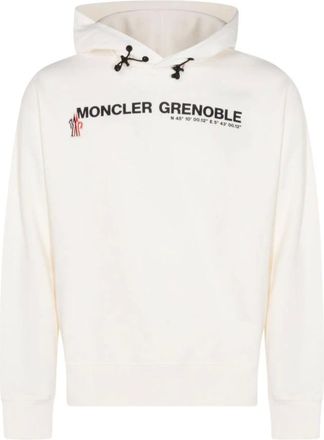 Moncler Homme, Sweatshirts et sweats à capuche, Beige, Taille: S Sweat à capuche avec cordon de serrage