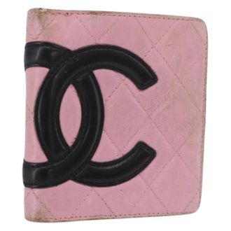 Chanel Portefeuille Bifold Vintage doccasion - Femme - Pre-owned - Rose - Taille: ONE Size