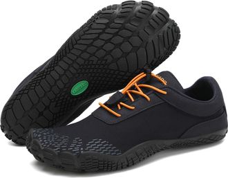 Saguaro Barfu&szlig;schuhe Herren Barfuss Schuhe Damen Barfussschuhe Outdoor Zehenschuhe Atmungsaktiv Traillaufschuhe mit Zero-Drop Solhe Marineblau, Gr.48 EU