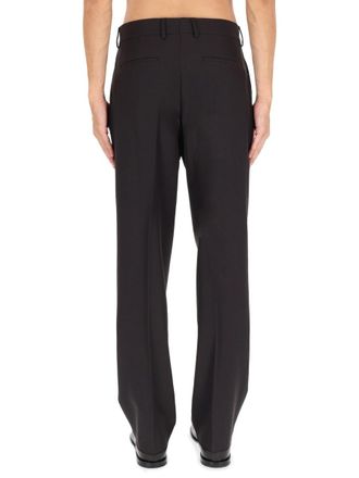 Fendi Wool-Blend Trousers - Brown