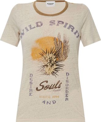 Isabel Marant Kiliann T-Shirt - Nude