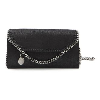 Stella McCartney Portefeuille Tri-Fold Falabella - Femme - Sacs - Noir - Taille: ONE Size