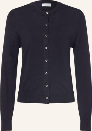 Darling Harbour Darling Harbour Strickjacke Aus Merinowolle blau