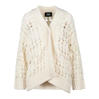 Alpha Studio Femme, Pulls, Beige, Taille: 40 FR Cardigan Sciallato