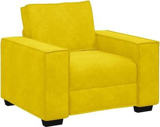 vidaXL Sessel Gelb 60 cm Samt vidaXL