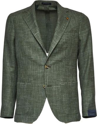 Sartoria Latorre Homme, Vestes, Vert, Taille: 3XL Blazer Crois&eacute;