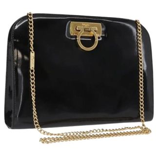 Ferragamo Sac bandouli&egrave;re en cuir Pre-owned - Femme - Pre-owned - Noir - Taille: ONE Size