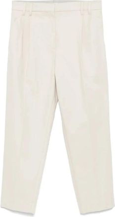 Brunello Cucinelli Stilvolle Damenhose f&uuml;r jeden Anlass - - Trousers - Damen - Beige - S