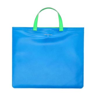 Comme Des Gar&ccedil;ons Super Fluo Tote Bag - unisex - Sacs - Bleu - Taille: ONE Size