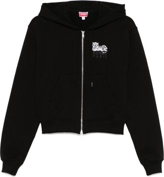 Kenzo Hoodie mit Logo-Print - Schwarz