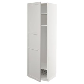 IKEA METOD Hochschrank mit B&ouml;den/Drahtkorb