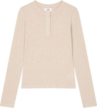 TOMBOY buttoned top - Nude