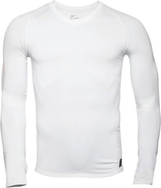 Nike T-Shirt Manches Longues Blanc Homme Technique Pro Blanc M