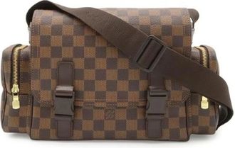 Louis Vuitton Pre-owned Sac bandouli&egrave;re Reporter Melville Damier - Femme - Pre-owned - Brun - Taille: ONE Size