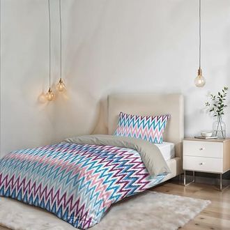 Italian Bed Linen Fantasy Italian Bed Linen Bettbezug, Einzelne, Mikrofaser, Frequenzen