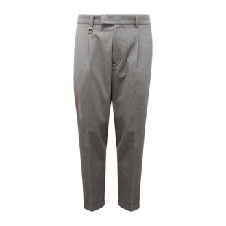 Paolo Pecora Homme, Pantalons, Gris, Taille: L Duomo Relaxed Fit Chino