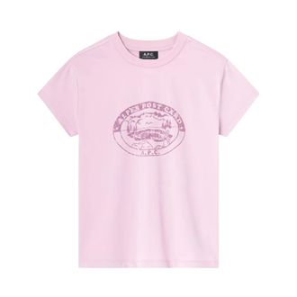 A.P.C. T-Shirt - - Tops - Damen - Rosa - M