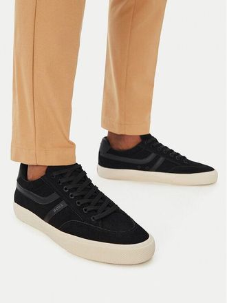 HUGO BOSS Sneakers aus Stoff Aiden 50568469 Schwarz