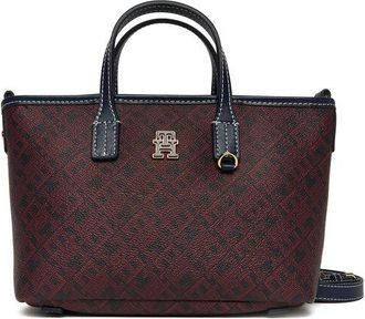 Tommy Hilfiger Handtasche Th Monoplay Le Nano Tote AW0AW17717 Dunkelblau