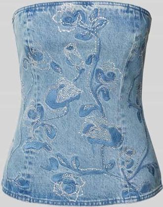 Rotate Bandeau-Top mit Ziersteinbesatz