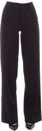 John Richmond Femme, Pantalons, Noir, Taille: 42 FR Wide Pantalons