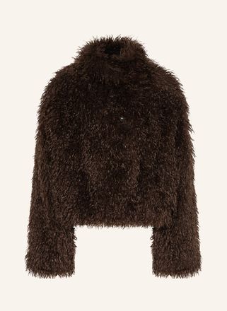 Studio AR Studio Ar Kunstfell-Jacke Millie braun